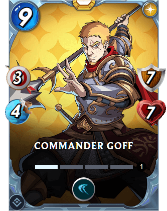 SplinterGuide - Commander Goff | Splinterlands Card Analysis